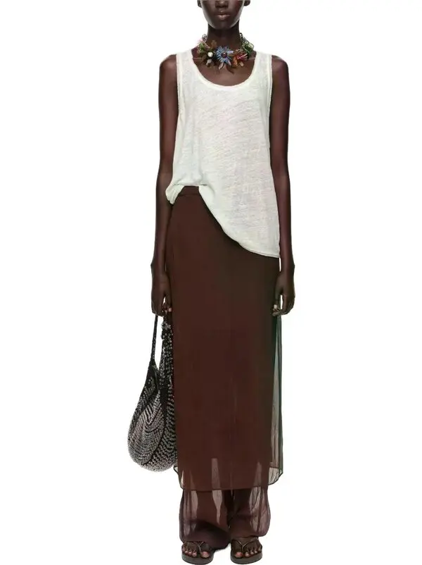 Bimba Y Lola Textured Skort - Brown