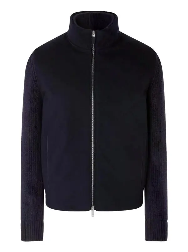 Zegna Oasi Cashmere Zip-through Cardigan - Blue