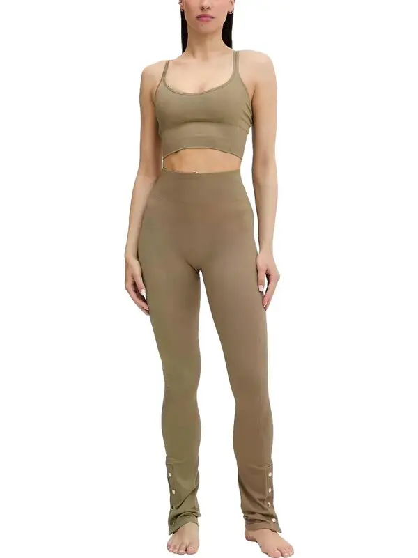 CASALL Ribbed Leggings - Brown
