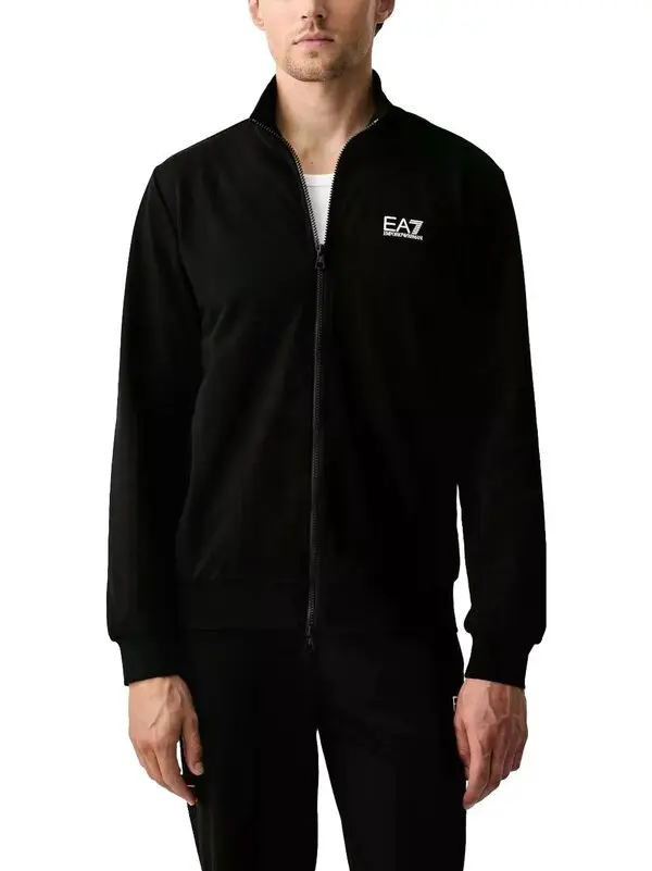 EA7 Logo-print Tracksuit - Black