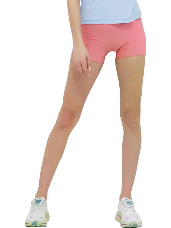 CASALL Logo-print High-waisted Shorts - Pink