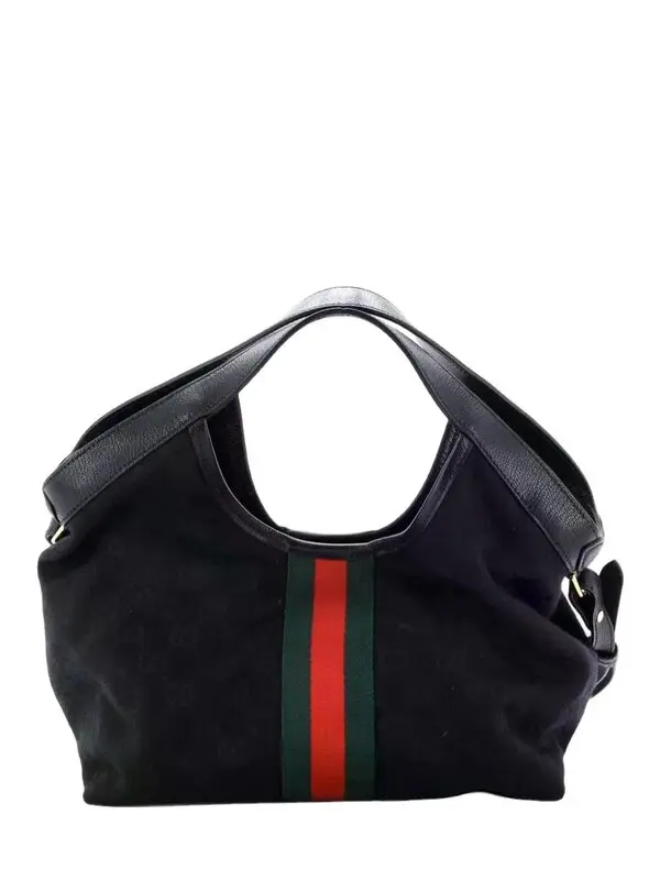 Gucci Giglio Gg Canvas Small Tote Bag - Black
