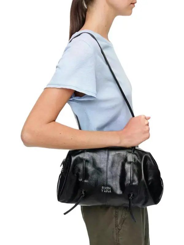 Bimba Y Lola Leather Lolita Bag - Black