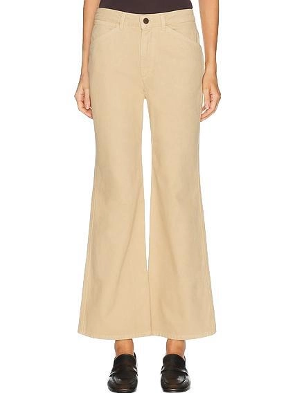 LEMAIRE Flared 5 Pockets - Straw