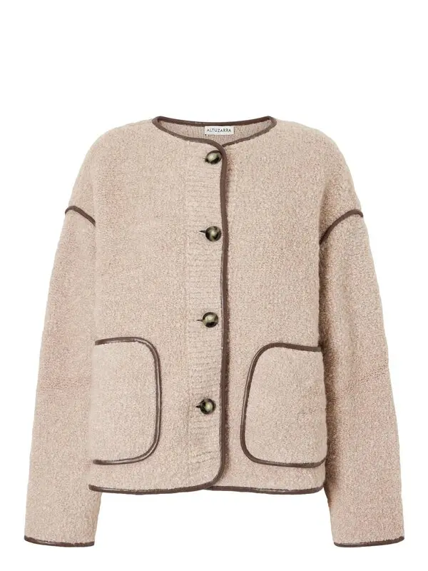 Altuzarra Irving Alpaca-blend Jacket - Neutrals