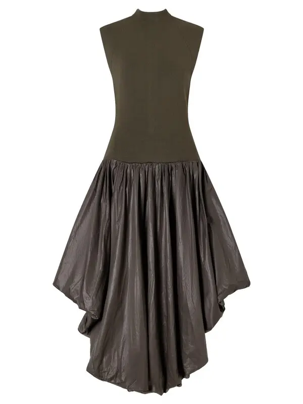 Aje Venetia Knit Midi Dress - Green