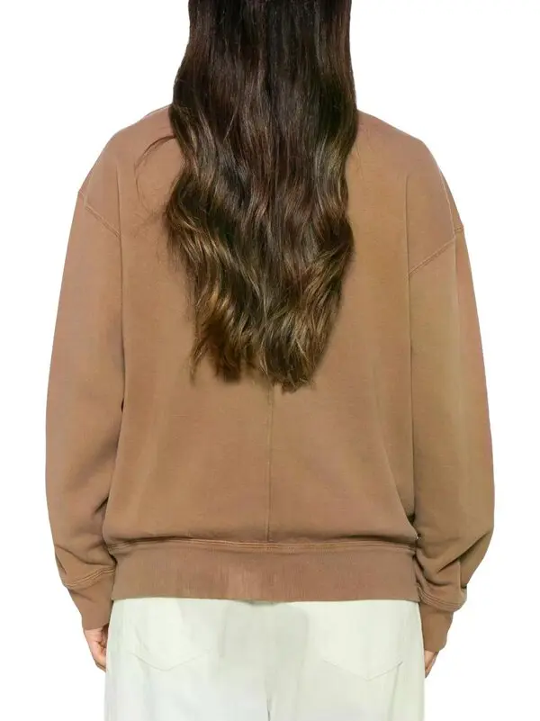 MARANT ETOILE Stephy Logo-embroidered Cardigan - Brown