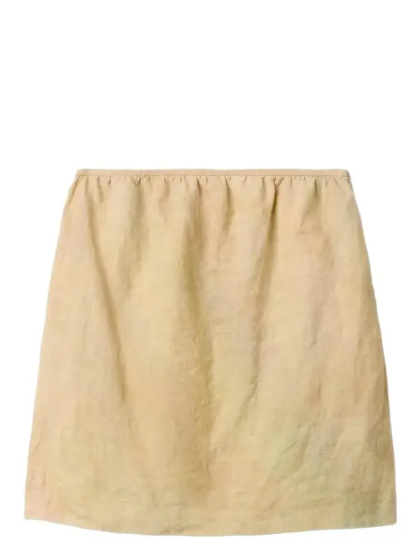 Miu Miu Linen Skirt - Neutrals