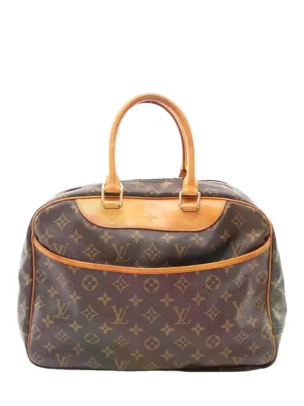 LOUIS VUITTON 1996 Deauville Monogram Tote Bag - Brown