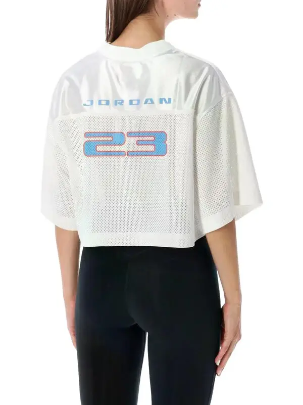 JORDAN Brooklyn Cropped T-shirt - White