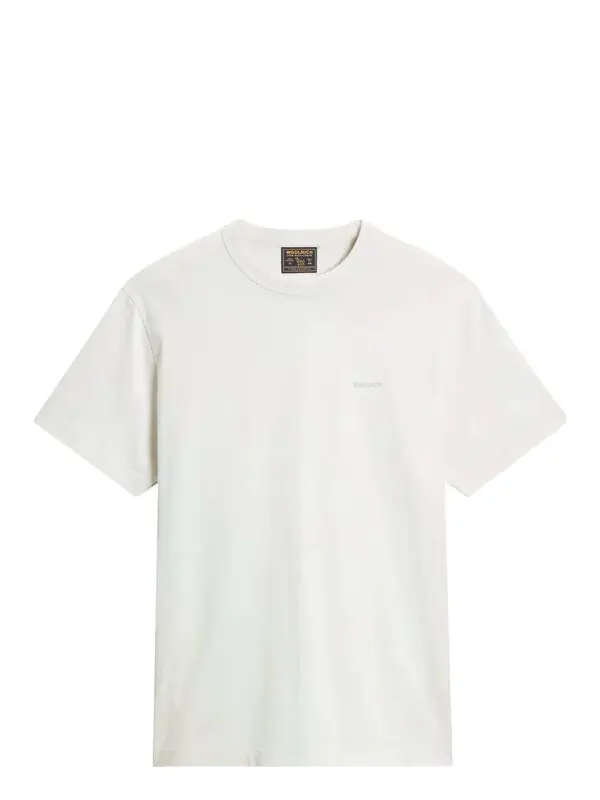Woolrich Logo-embroidered Cotton T-shirt - White