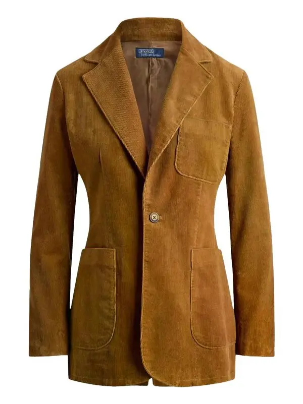 Polo Ralph Lauren Corduroy Buttoned Blazer - Brown
