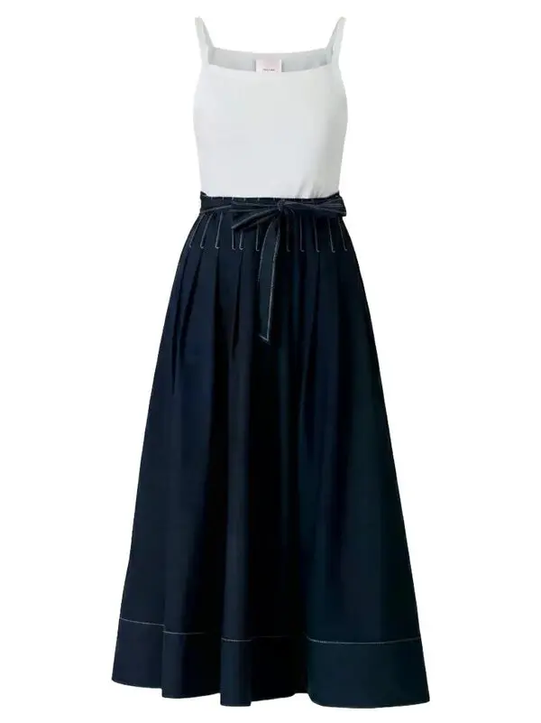 Cinq À Sept Olivia Midi Flared Dress - Blue