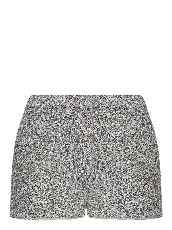 Tory Burch Bouclé Mini Shorts - Grey