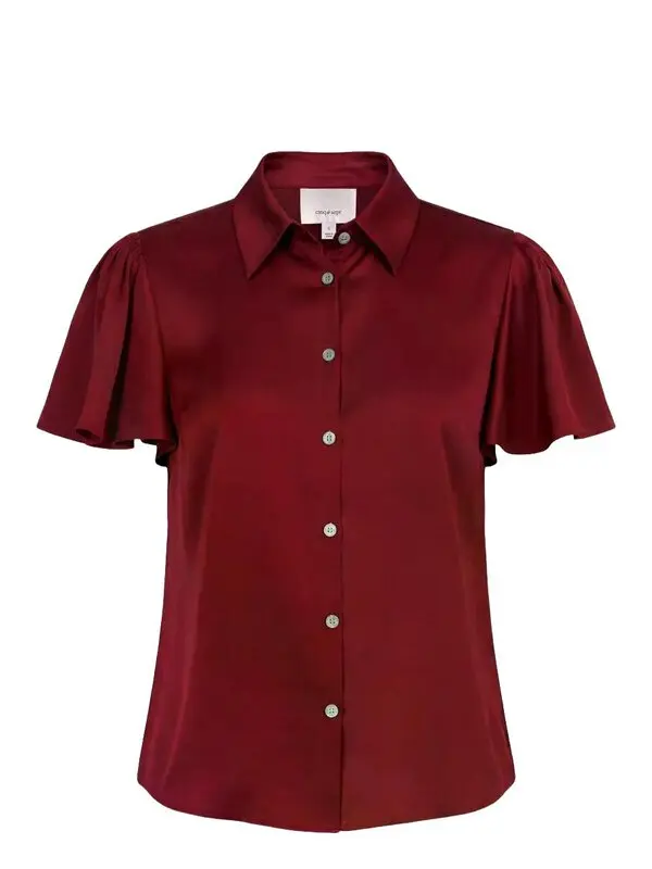 Cinq À Sept Fiona Silk Blouse - Red