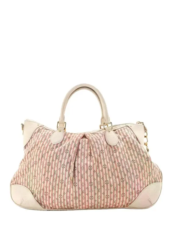 LOUIS VUITTON Marina Handbag Mini Lin Croisette Gm Tote Bag - Neutrals