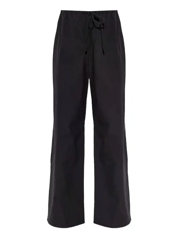 Matteau Drawcord-waist Trousers - Black