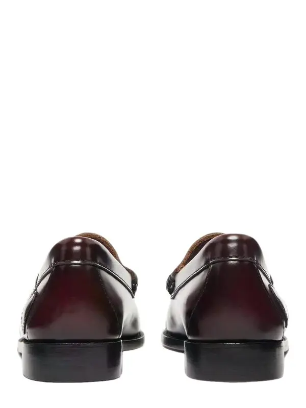 G.H.BASS Weejuns Heart-patch Loafers - Red