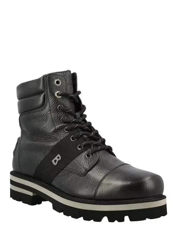 Bogner Lace-up Padded-collar Ankle Boots - Black