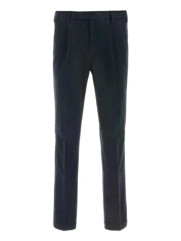 PT TORINO Straight-leg Pleated Trousers - Blue