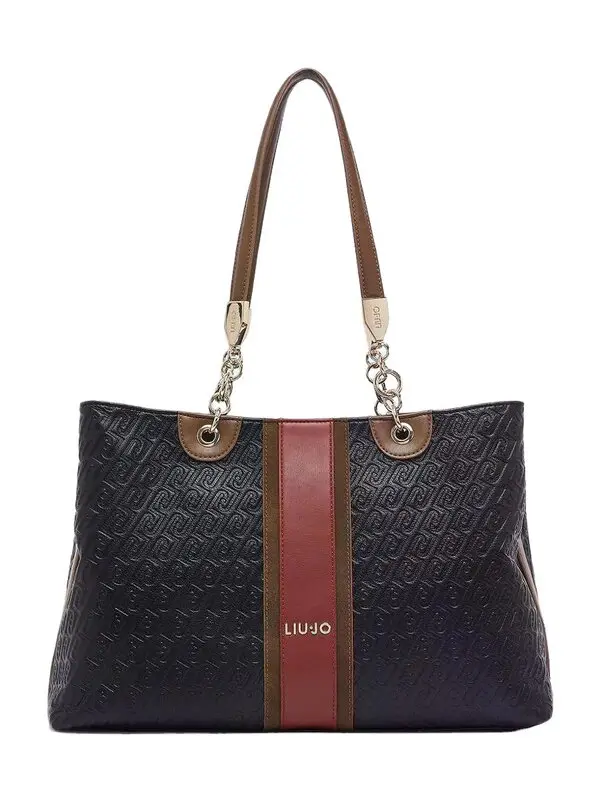 Liu Jo Logo-embossed Tote Bag - Black