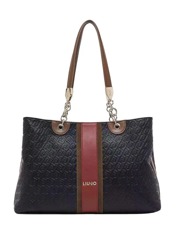 Liu Jo Logo-embossed Tote Bag - Black