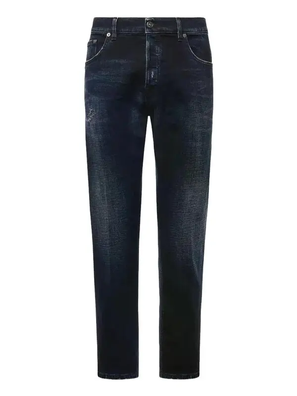 DONDUP Faded Distressed Jeans - Blue