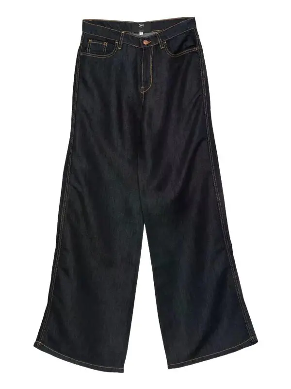 3x1 Contrast Stitch Jeans - Blue