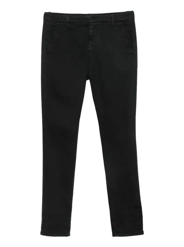 DONDUP Slim Fit Trousers - Black