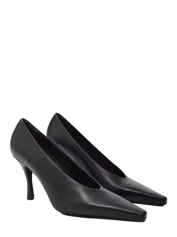 Loulou De Saison Aubrey Pointed-toe Pumps - Black