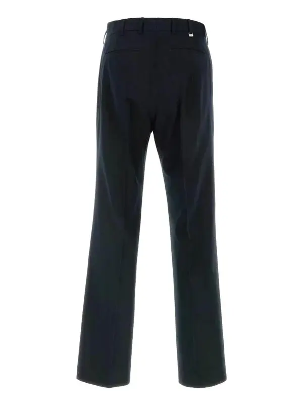 PT TORINO Pleated Straight-leg Trousers - Blue