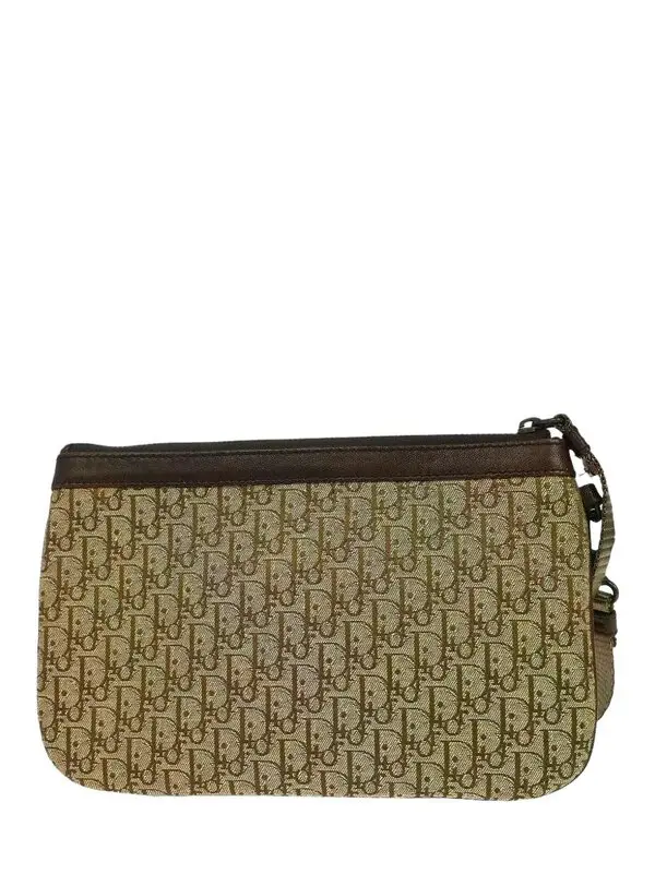 Dior Trotter Buckle Clutch Bag - Neutrals