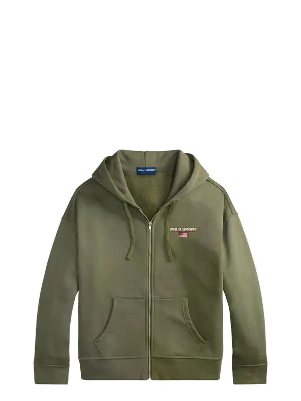 Polo Ralph Lauren Embroidered-logo Hoodie - Green