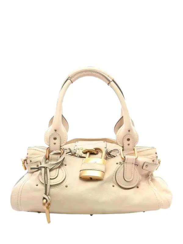 Chloé 2005-2026 Leather Paddington Handbag - Neutrals