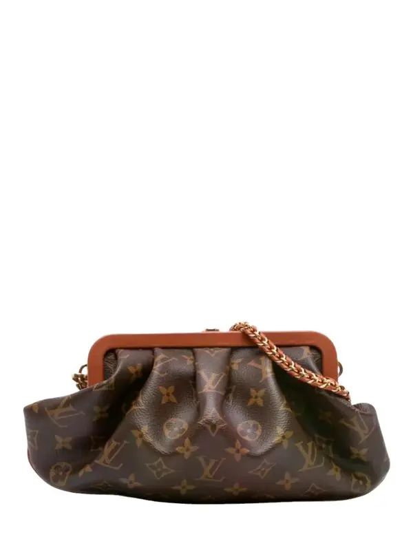 LOUIS VUITTON 2020 Monogram Reverse Boursicot Ew Crossbody Bag - Brown
