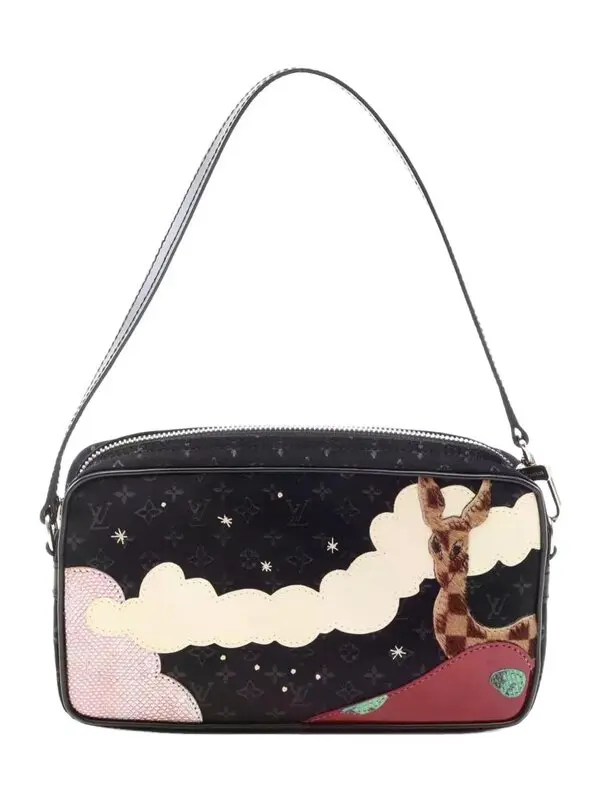 LOUIS VUITTON Comte De Fe Pochette Handbag - Black