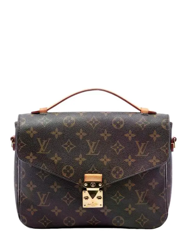 LOUIS VUITTON 2018 Monogram Pochette Metis Satchel - Brown