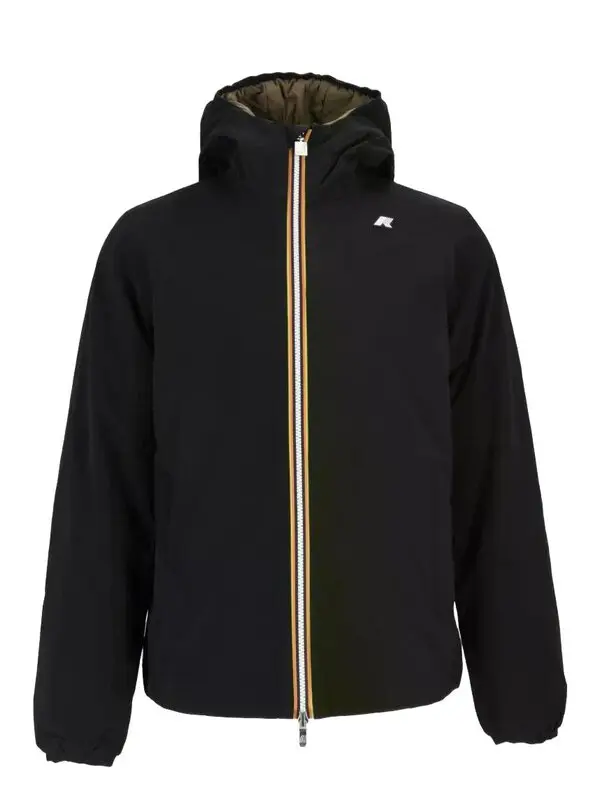 K-WAY Reversible Hooded Jacket - Black