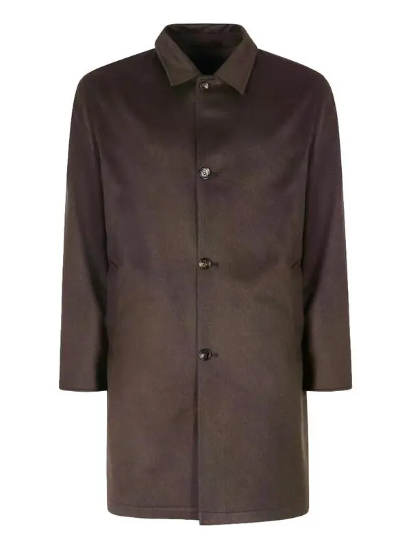 KIRED Reversible Button-up Coat - Brown