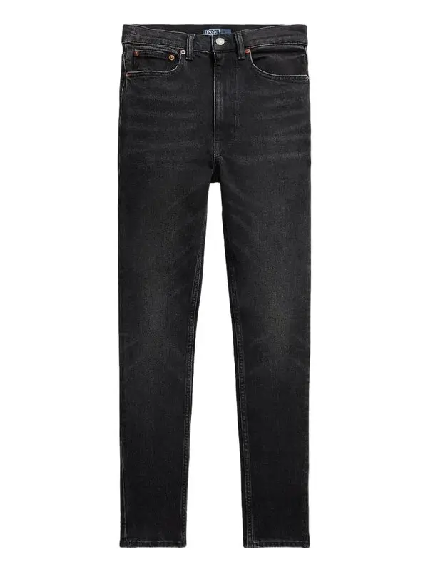 Polo Ralph Lauren High-rise Slim-fit Jeans - Black