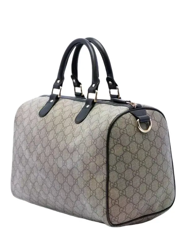 Gucci Gg Supreme Italian Flag Joy Boston Bag - Neutrals
