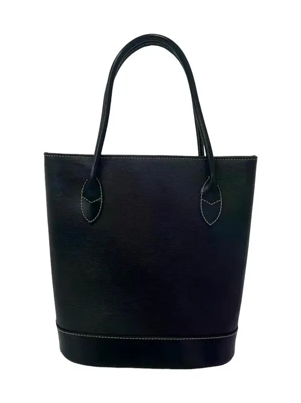 Burberry Leather Tote Bag - Black