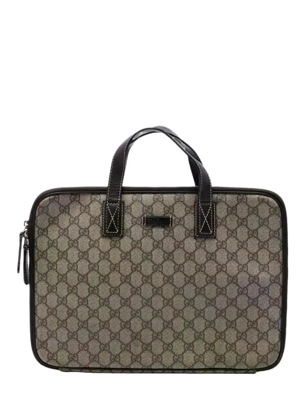 Gucci 2000-2015 Gg Supreme Laptop Bag Business Bag - Neutrals