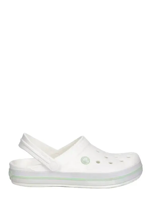 CROCS Perforated Slingback Clogs - White