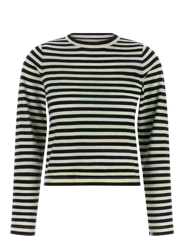 Extreme Cashmere N451 Lisa Breton-striped Sweater - Blue