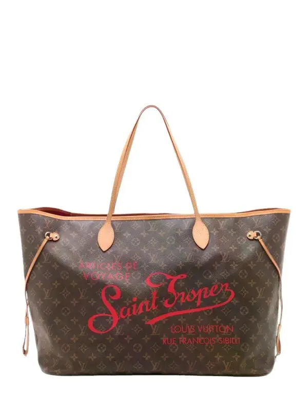 LOUIS VUITTON 2010 Monogram Neverfull Xl Tote Bag - Brown