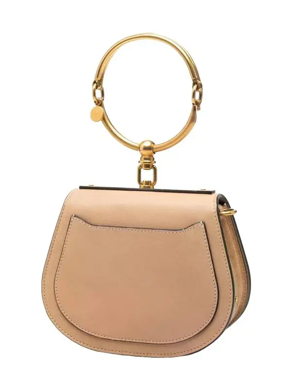 Chloé Nile Leather Bracelet Satchel - Neutrals