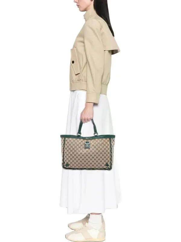 Gucci Gg Canvas Abbey D-ring Tote Bag - Neutrals