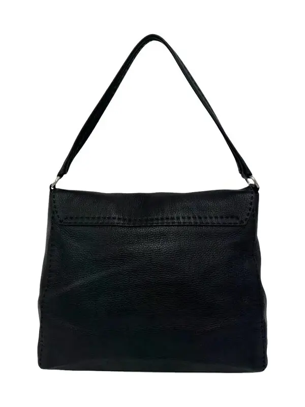 Prada Vitello Daino Shoulder Bag - Black