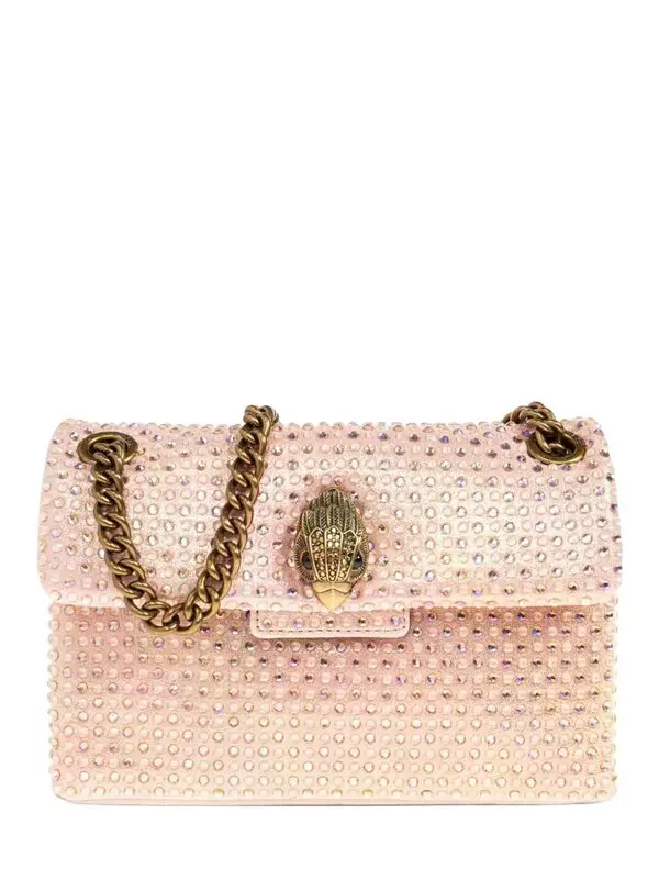 Kurt Geiger Crystal-embellished Kensington Shoulder Bag - Pink